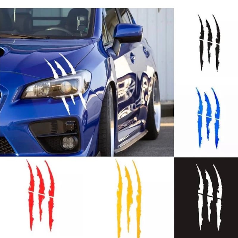 Car Headlight Scratch Decal - Etsy