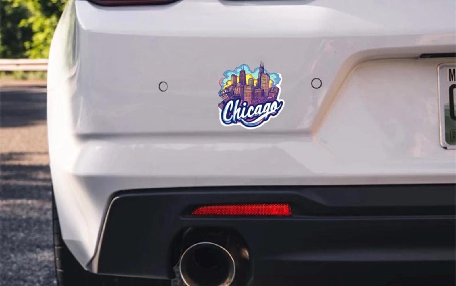 Chicago Car Sticker Decal Aesthetic, Trendy, City, Windy City, Urban ...