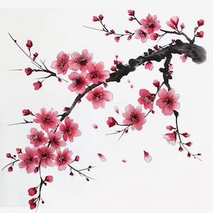 Cherry Blossom Car Stickers – Sakura Flower Decal for Vehicle ...