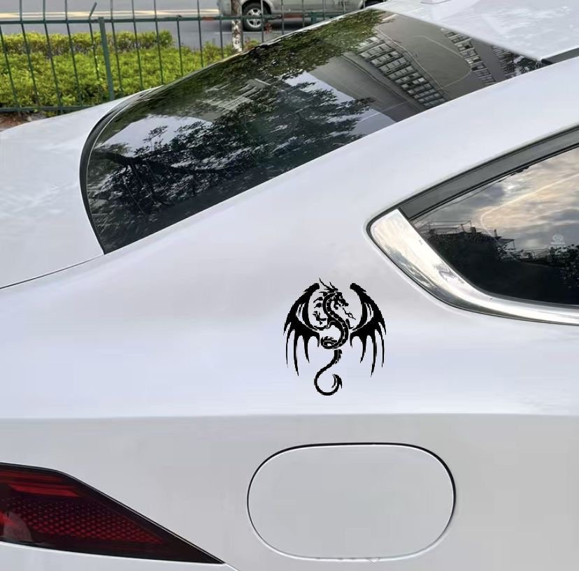Dragon Car Decal Vinyl Window Bumper Laptop Car Emblem Graphic ...