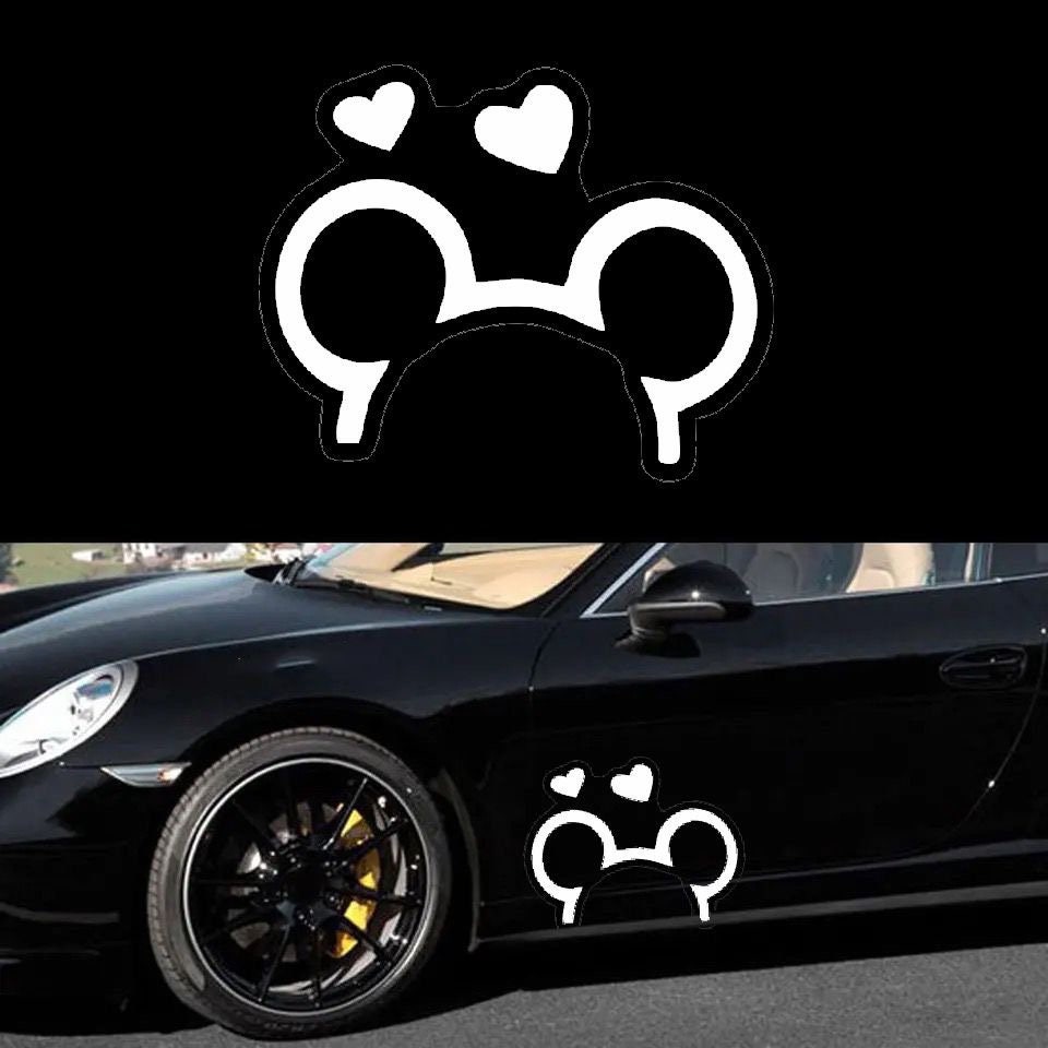 Cartoon Black Mouse Shape Sticker Classic Retro Character - Etsy