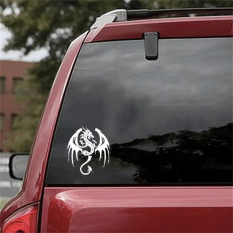 Dragon Car Decal Vinyl Window Bumper Laptop Car Emblem Graphic ...