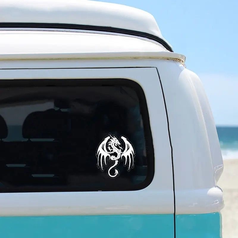 Dragon Car Decal Vinyl Window Bumper Laptop Car Emblem Graphic ...