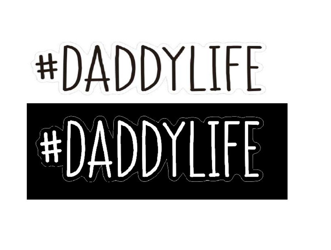Dad Life Auto Vinyl Decals, Best Dad Ever Transparent Sticker for Light ...