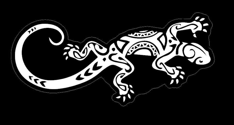 Ethnic Gecko Lizard Vinyl Car Decals Ethnic Stickers - Etsy
