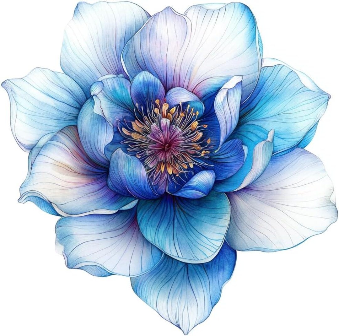 Holographic Flower Car Decal Stickers, Splendid Floral Decals ...