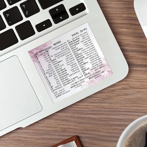 Keyboard Shortcut Sticker for Laptop & PC – Essential Hotkeys for ...