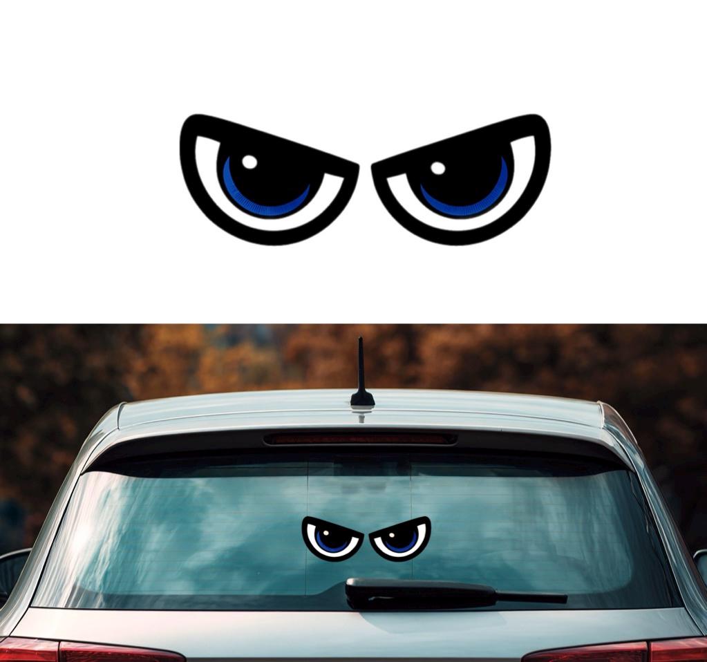 Cute Eyes Headlight Decals 1 Pair, Funny Decals for Truck Car Body ...