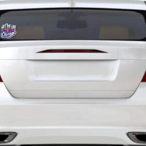 Chicago Car Sticker Decal Aesthetic, Trendy, City, Windy City, Urban ...