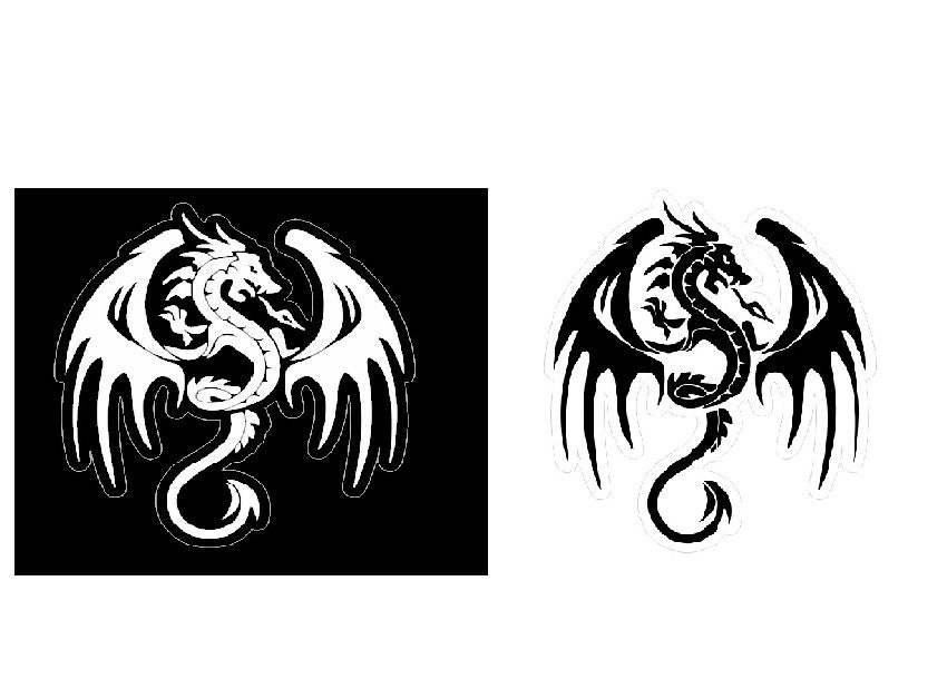 Dragon Car Decal Vinyl Window Bumper Laptop Car Emblem Graphic ...