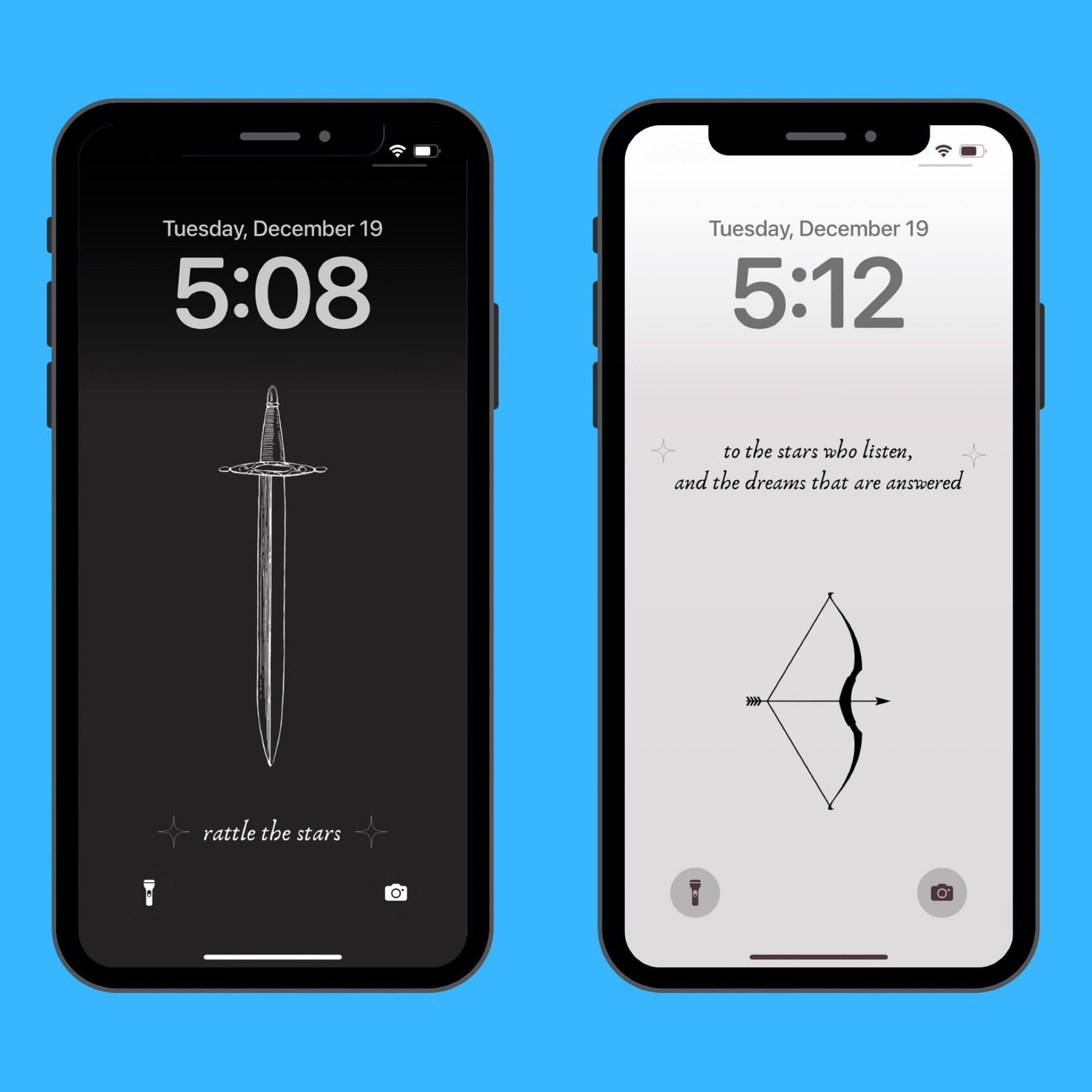 Sarah J. Maas Phone Wallpapers, Pack of 2, Throne of Glass Wallpaper ...