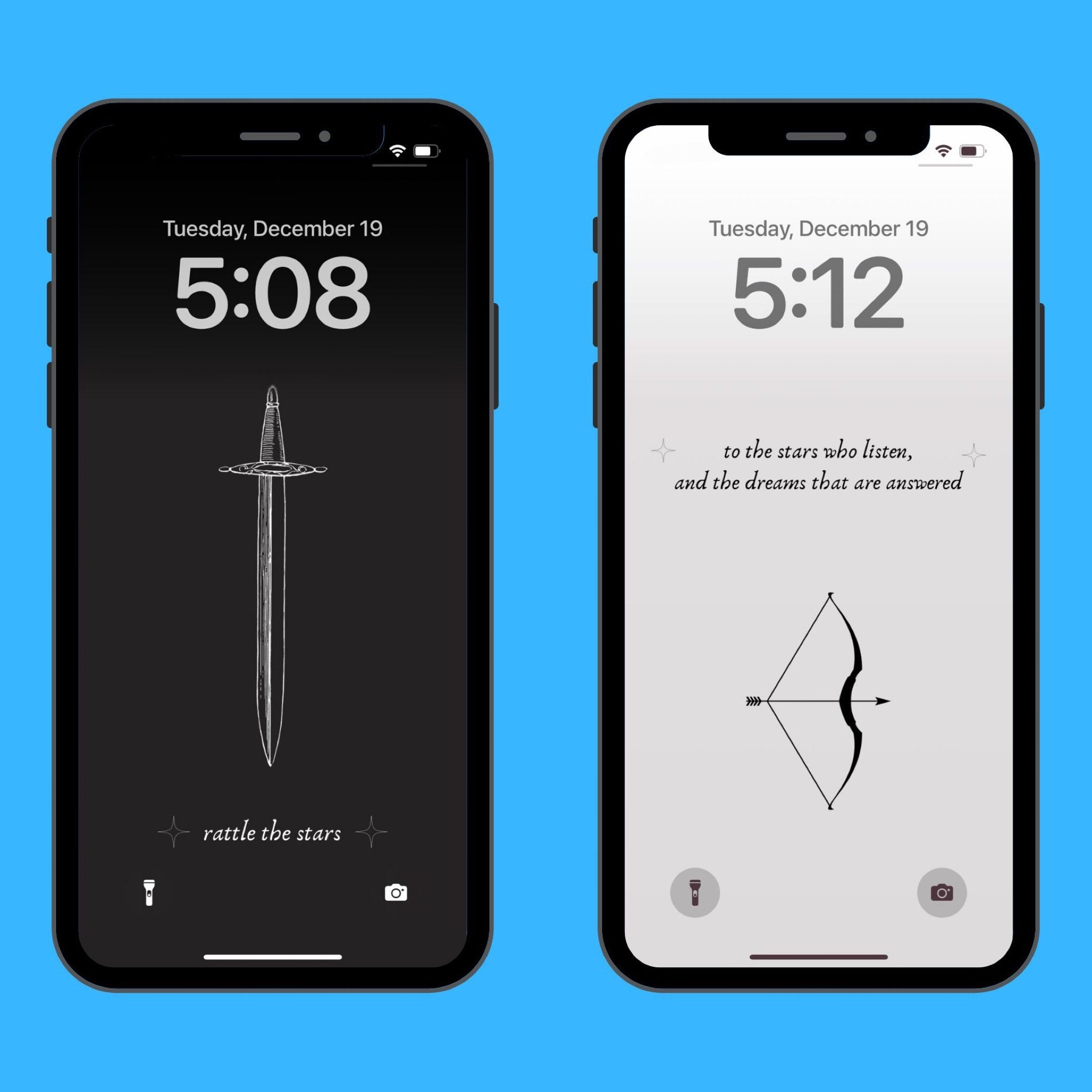 Sarah J. Maas Phone Wallpapers, Pack of 2, Throne of Glass Wallpaper ...