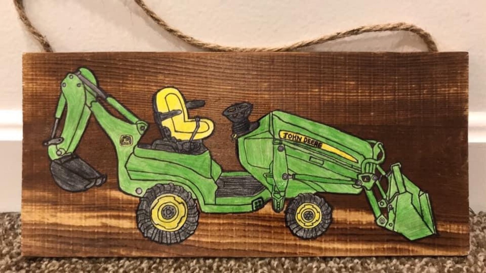 John Deere Pencil Drawing