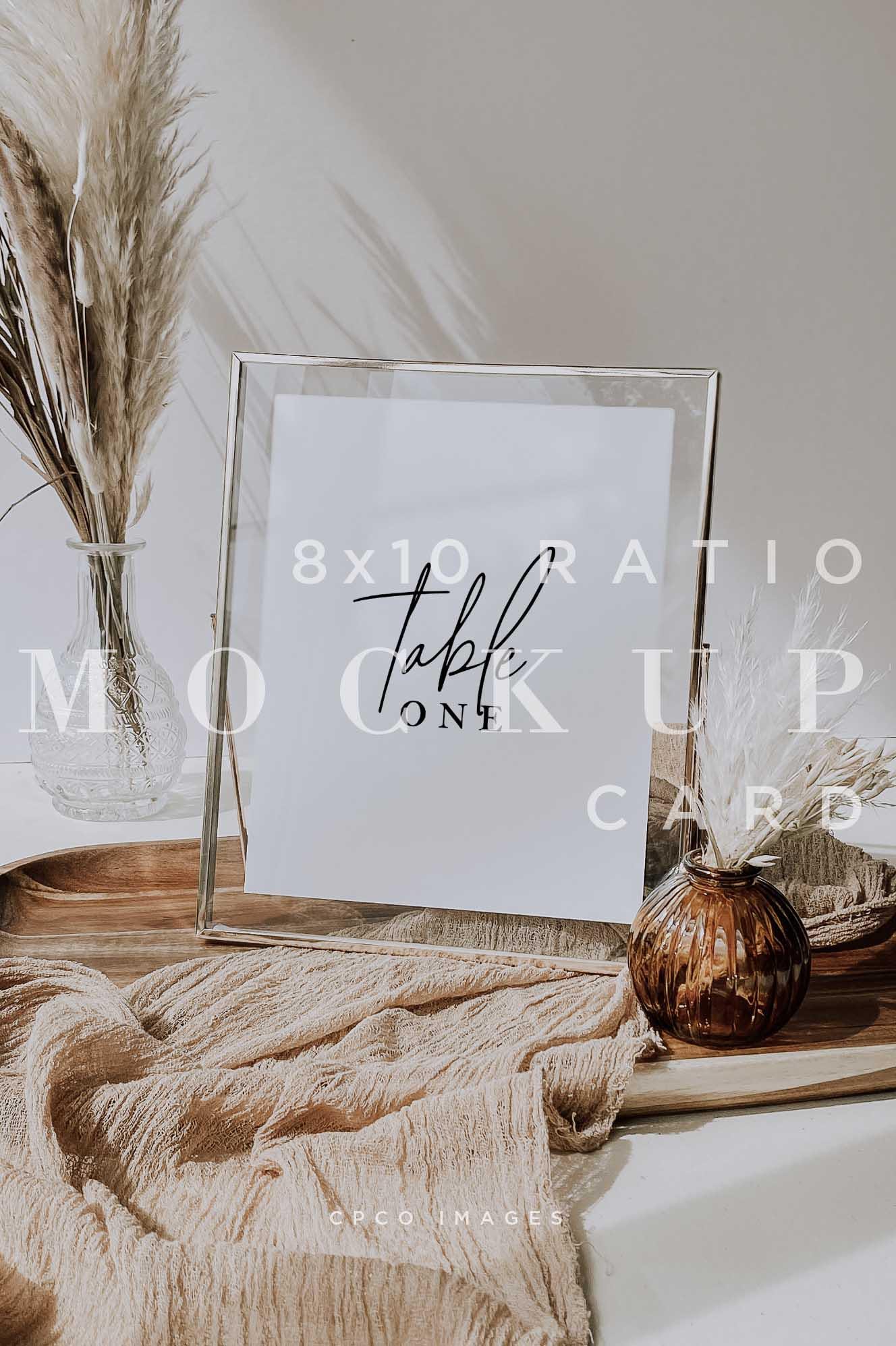 Neutral Wedding Sign Mockup, 8x10 Signage Mock Up, Frame Sign Wedding ...