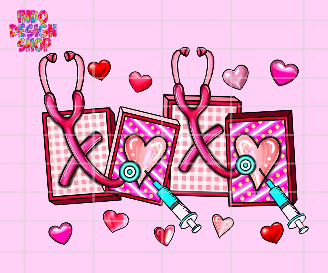 Valentines Nurse Png, Valentine's Day Nurse Xoxo Png, Valentines Nurse ...