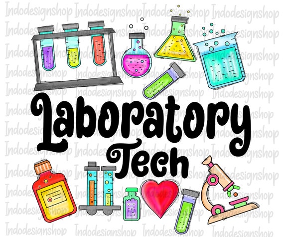 Laboratory Tech Png Lab Tech Sublimation Design and Digital - Etsy