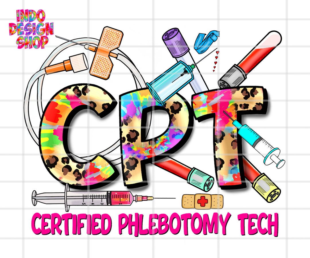 Certified Phlebotomy Tech Png, Colorful Phlebotomist Png, Certified ...