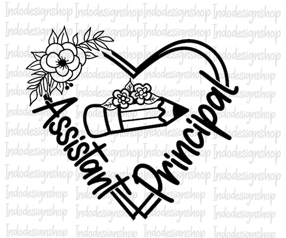 Assistant Principal Svg Vice Principal Svg School Staff Svg | Etsy