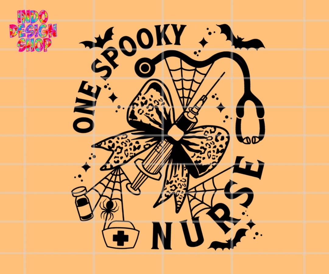 Halloween Nurse Svg Png, Halloween Nurse Injection With Bow Svg Png ...
