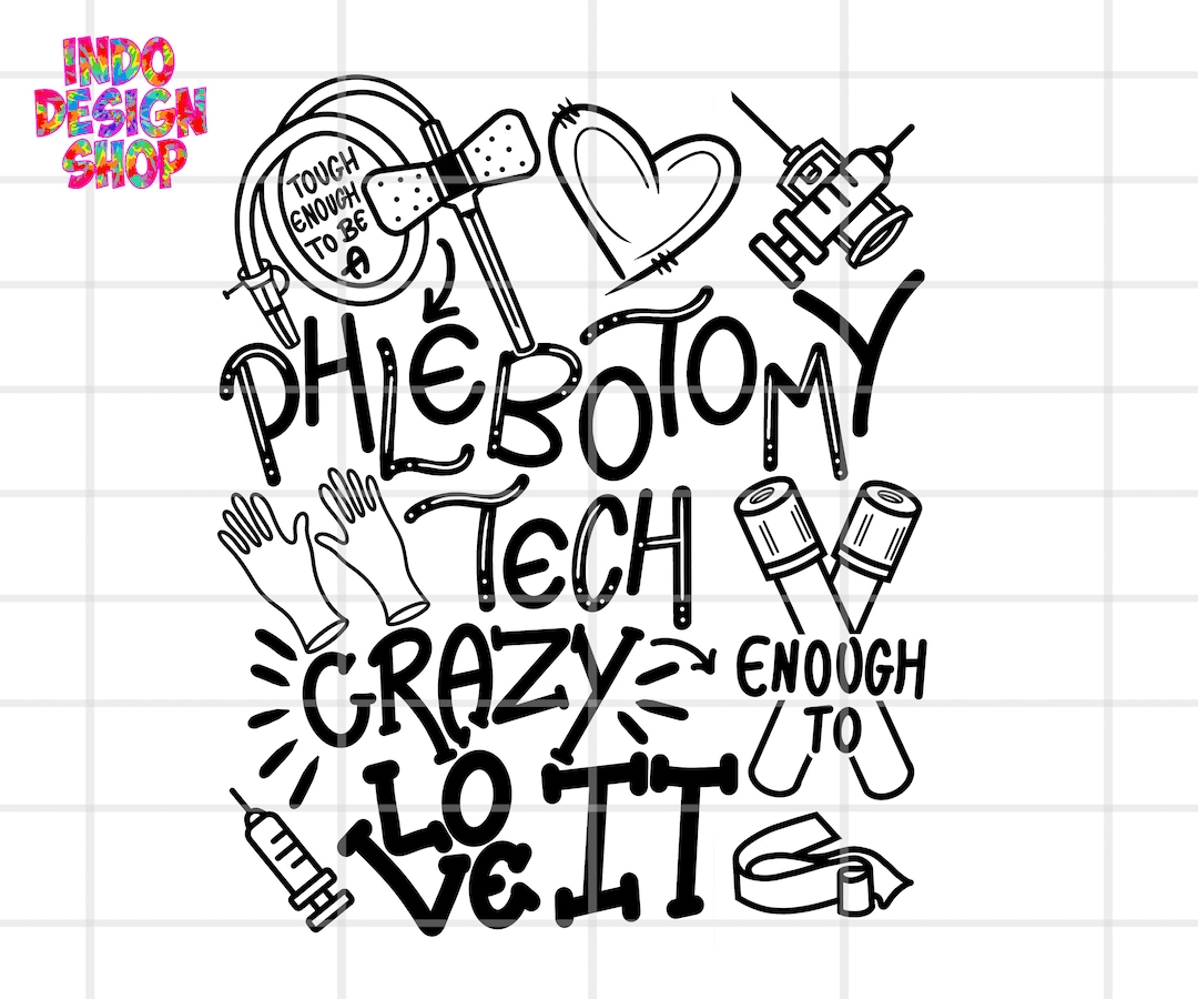 Phlebotomy Tech Svg, Phlebotomist Svg Png, Phlebotomy Svg Png, Tough ...