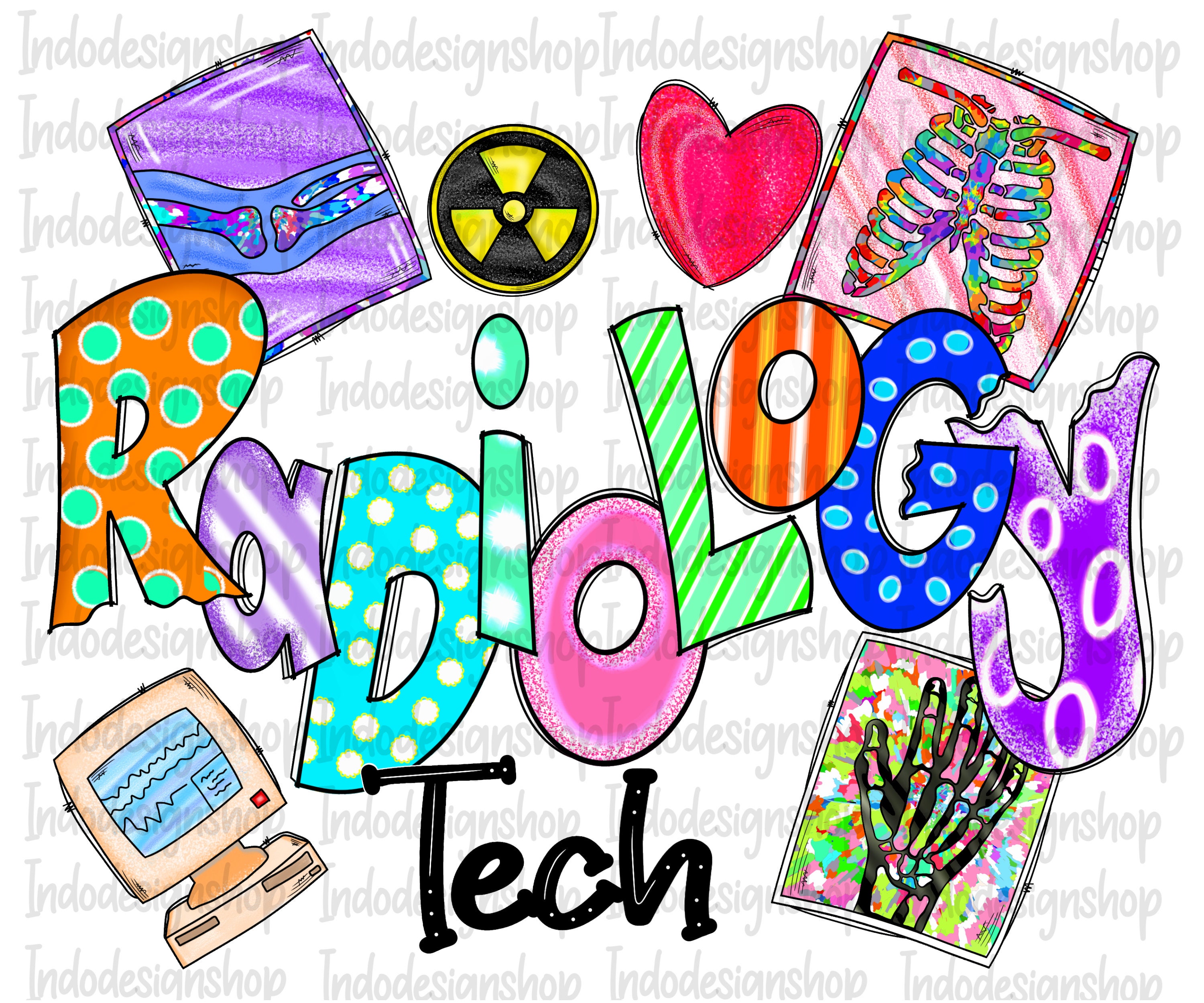Radiology Tech Png, Radiology Tech Sublimation Design and Digital ...