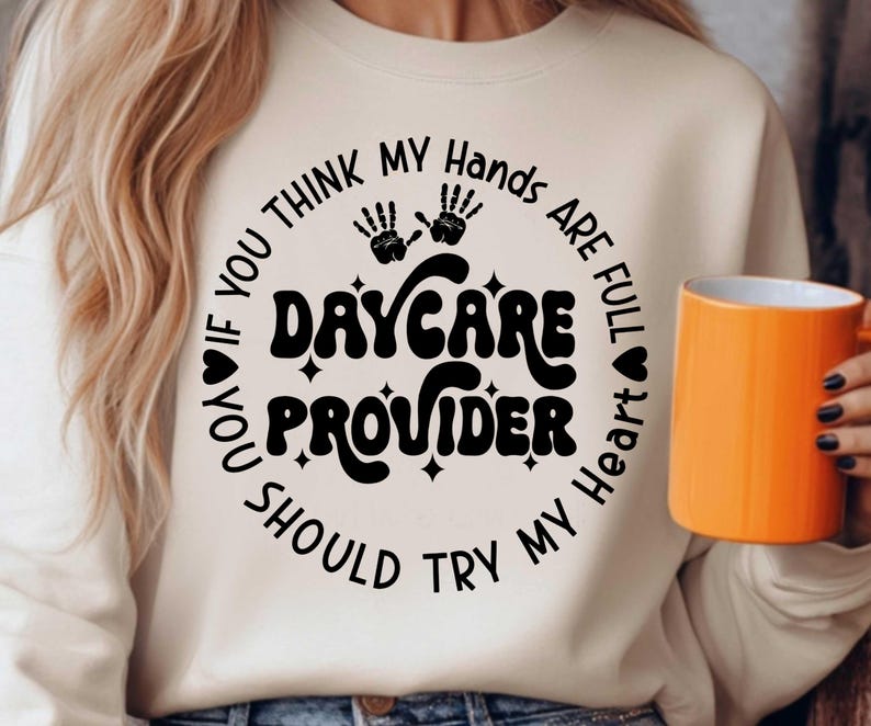 Daycare Provider SVG PNG, Childcare Staff Svg Png (digital Download ...