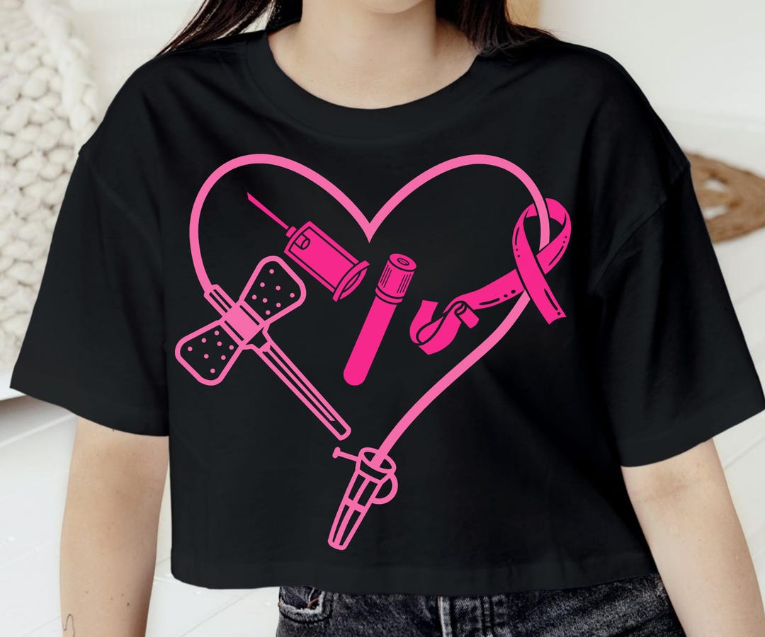 Pink Phlebotomist Svg Png, Phlebotomist Png Sublimation Design, Breast ...