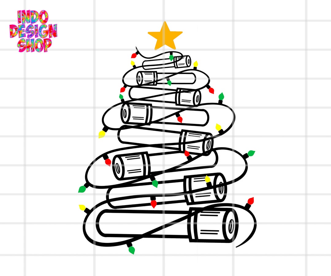 Blood Tubes Christmas Tree Svg Png, Christmas Phlebotomy Svg Png ...
