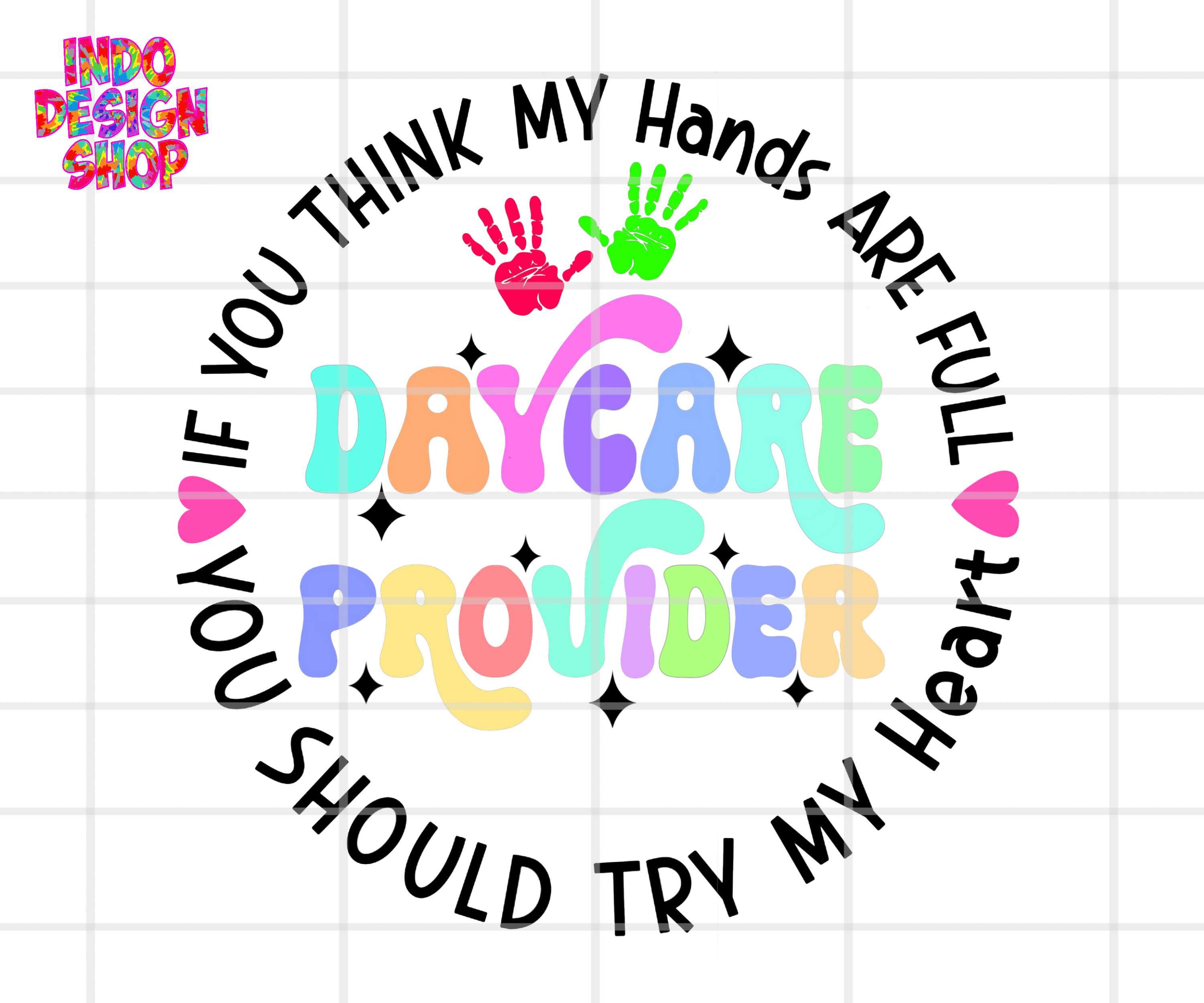 Daycare Provider SVG PNG, Childcare Staff Svg Png (digital Download ...