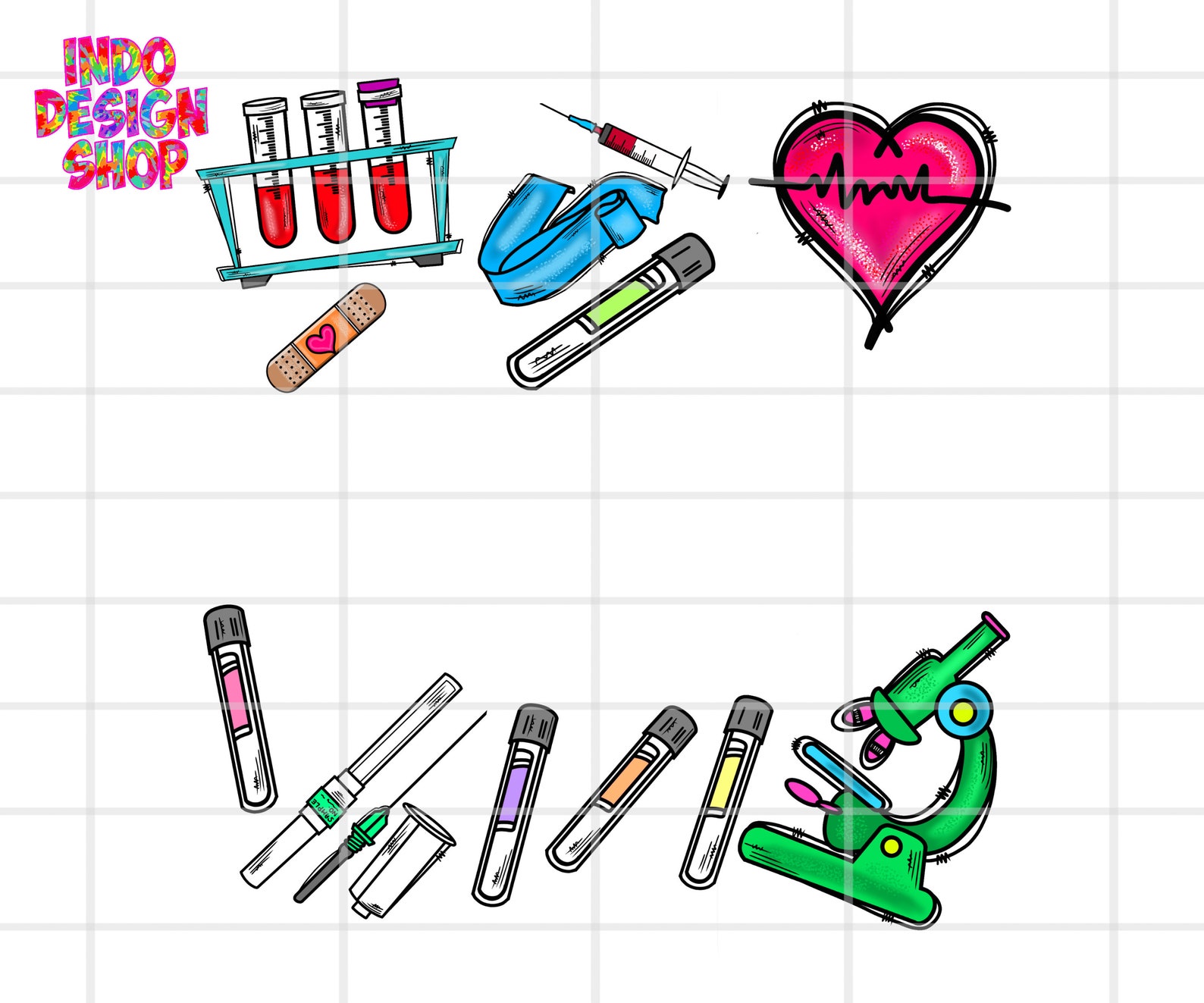 Phlebotomist Stuff Png, Laboratory Stuff Png, Lab Items Clipart Png ...