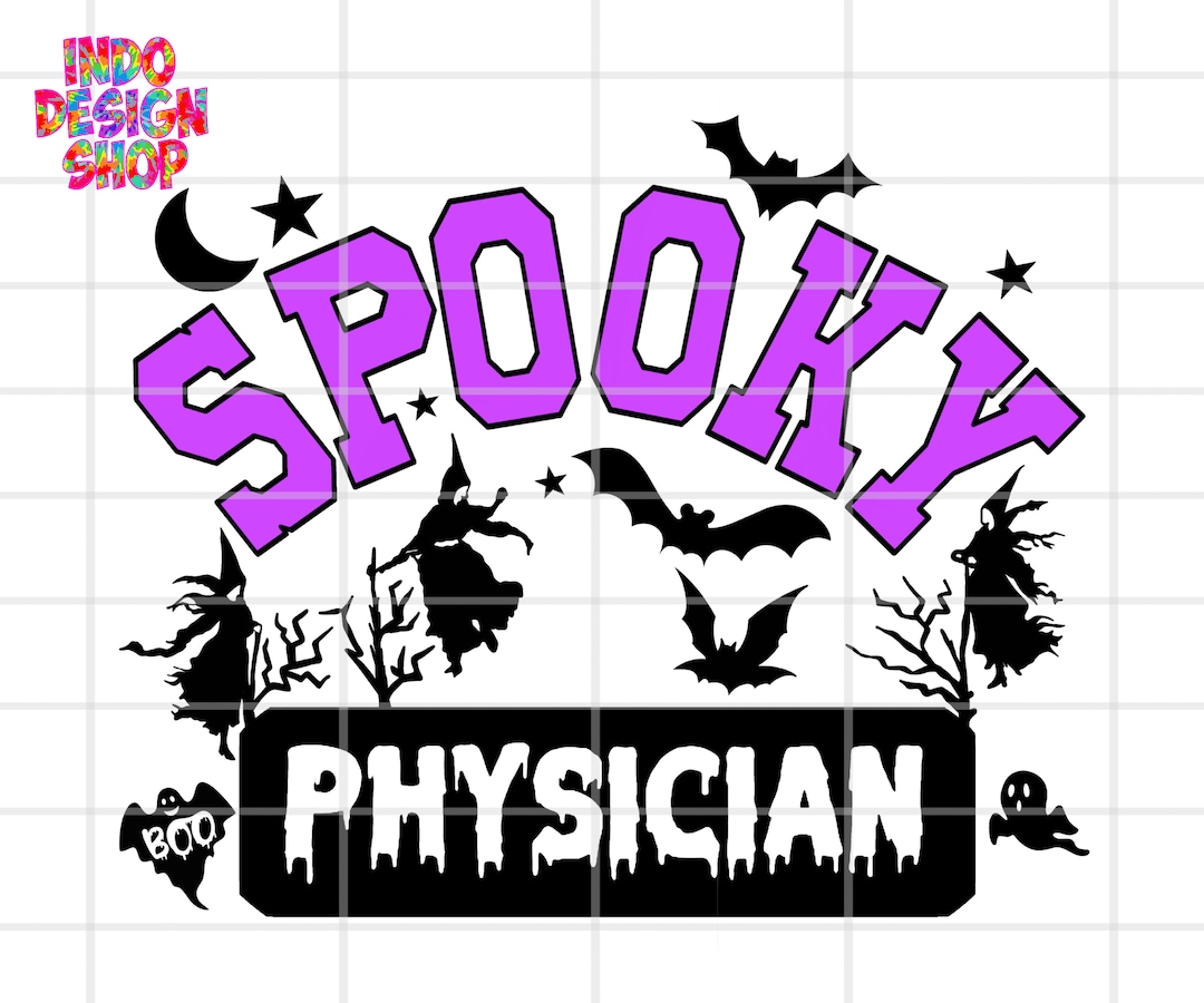 Spooky Physician Png Svg, Halloween Physician Svg Png, Halloween Svg ...