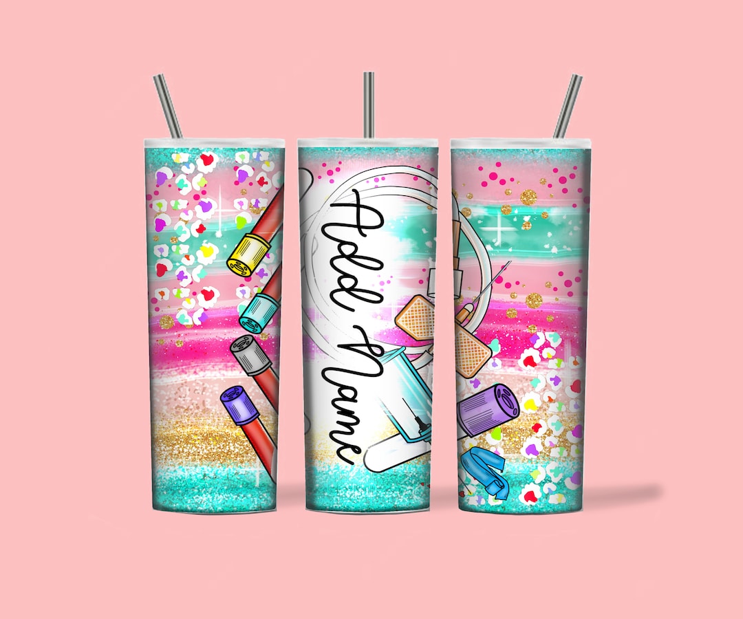 Phlebotomist Tumbler Wrap Design, Phlebotomist Technician 20 Oz Skinny ...