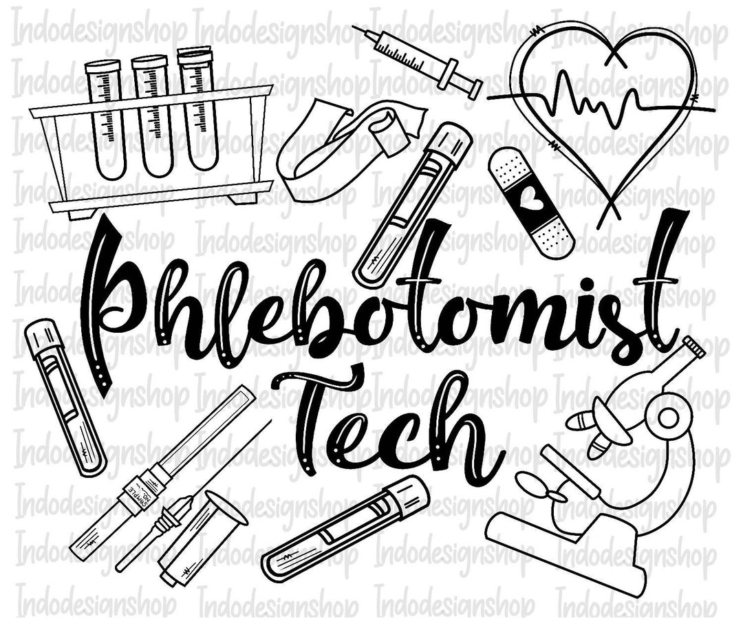 Phlebotomy Svg, Phlebotomist Technician Svg Png, Phlebotomist Tech Svg ...