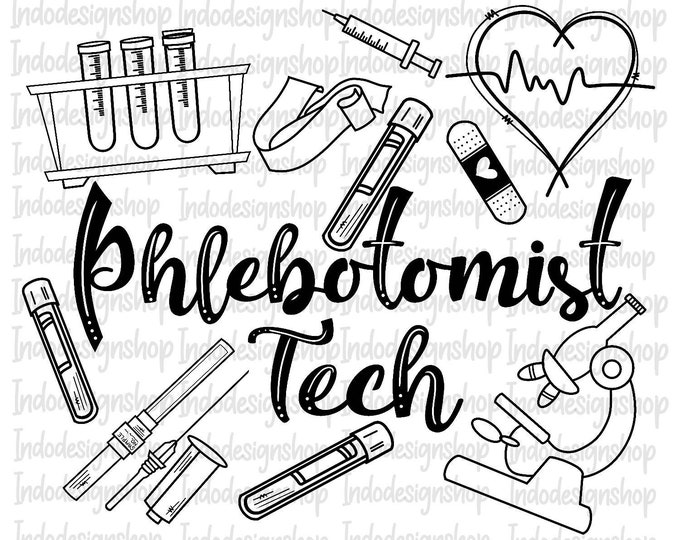 Phlebotomy Svg Phlebotomist Technician Svg Png Phlebotomist - Etsy