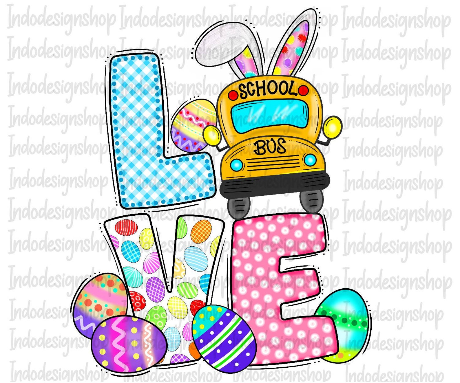 Easter Bus Driver Png File for Sublimation and Digital - Etsy