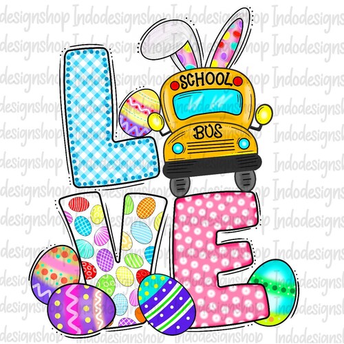 Easter Bus Driver Png File for Sublimation and Digital - Etsy
