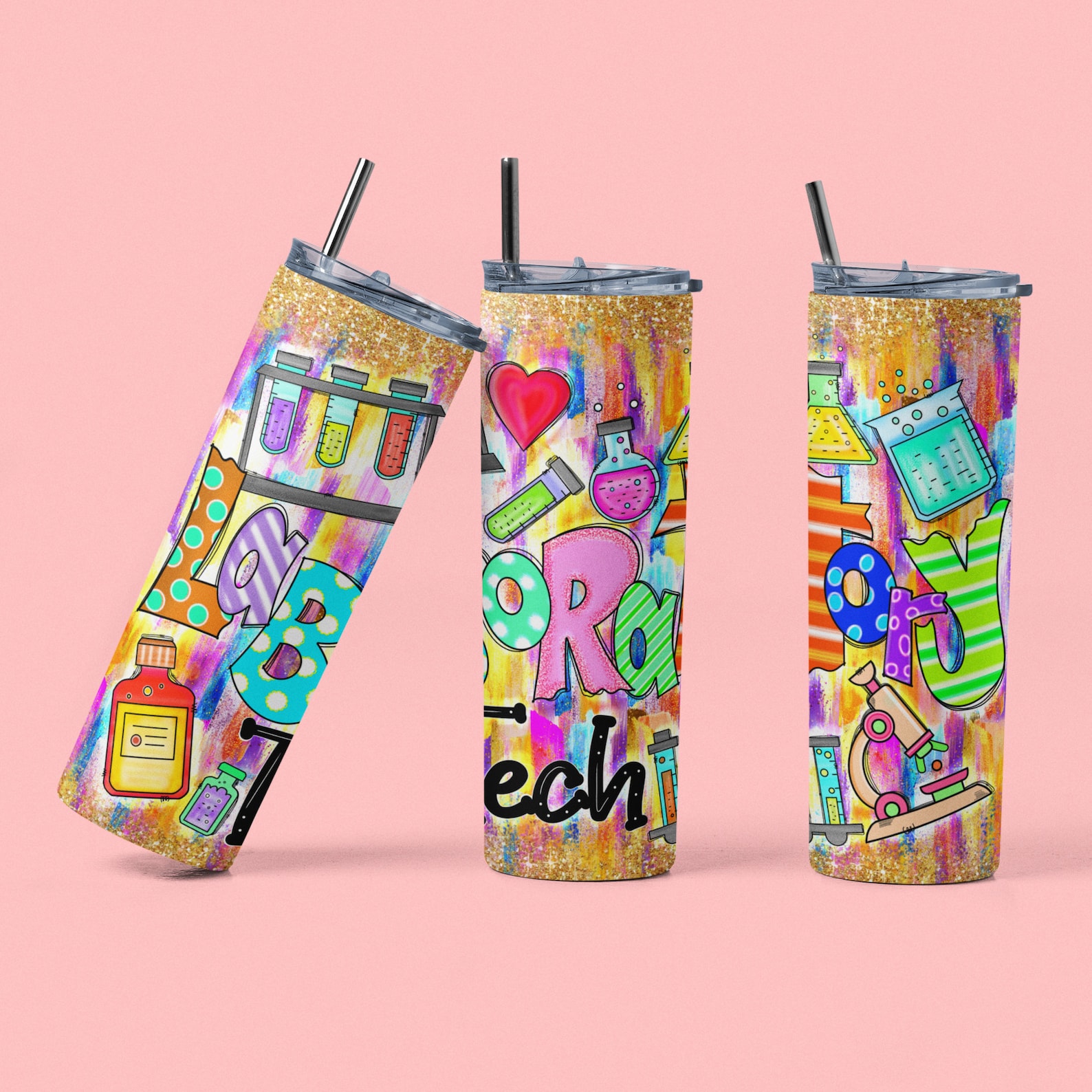 Laboratory Tech Tumbler Wrap Png, Medical Lab Tech Tumbler Wrap Png ...