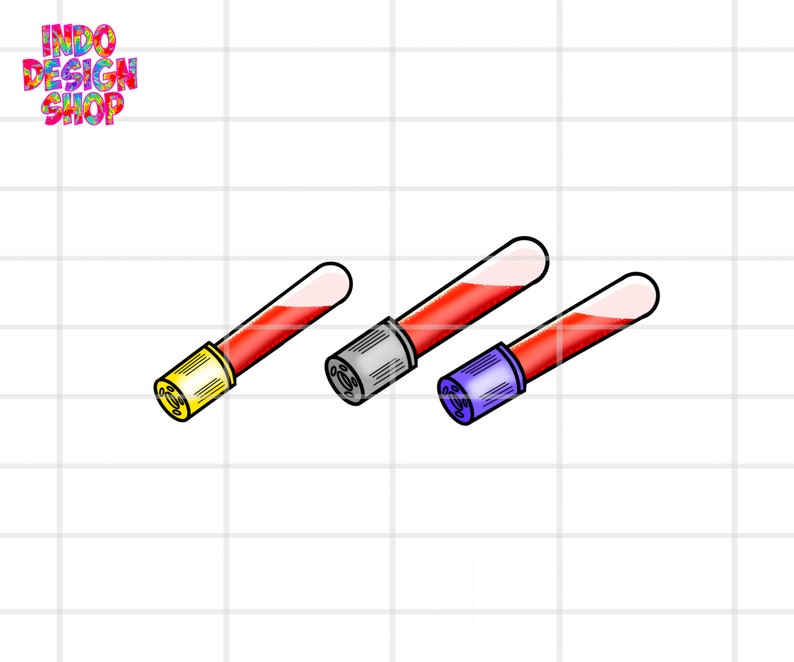 Blood Draw Tubes Png Blood Containing Tube Png Sublimation - Etsy