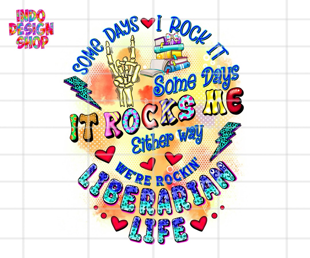 Librarian Png Sublimation Design, Liberary Png, Teacher Books Png ...