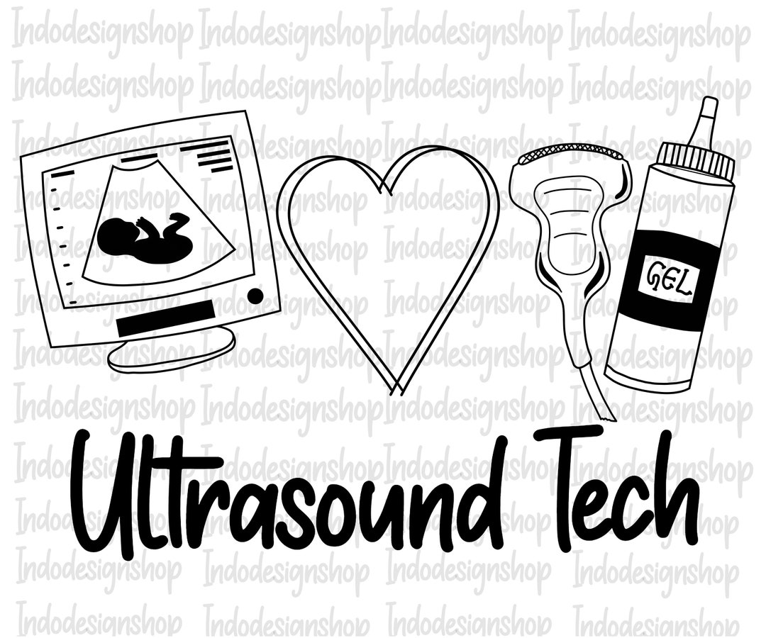 Ultrasound Technician Png Svg, Ultrasound Tech Svg File for Cricut ...