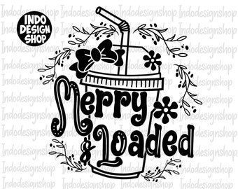 Christmas Loaded Tea Png - Etsy