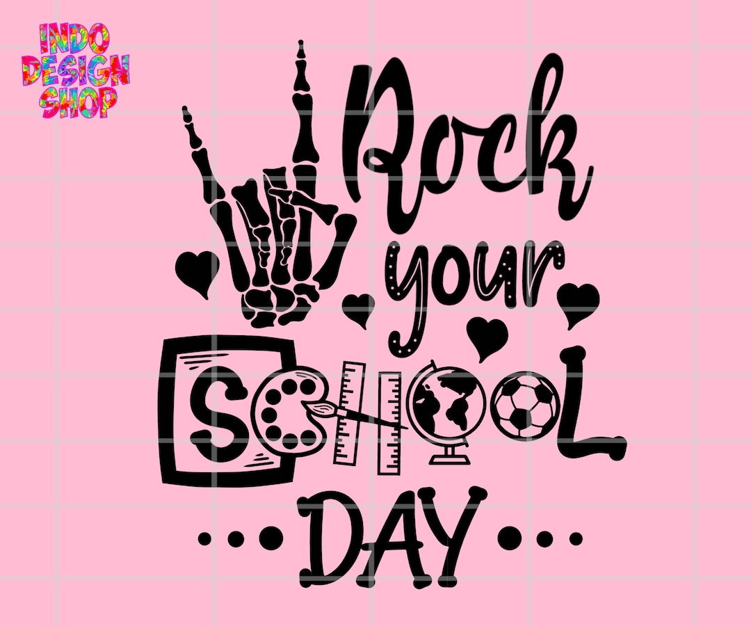 Rock Your School Day Svg Png, Rocking the School Life Svg Png, ABCD ...