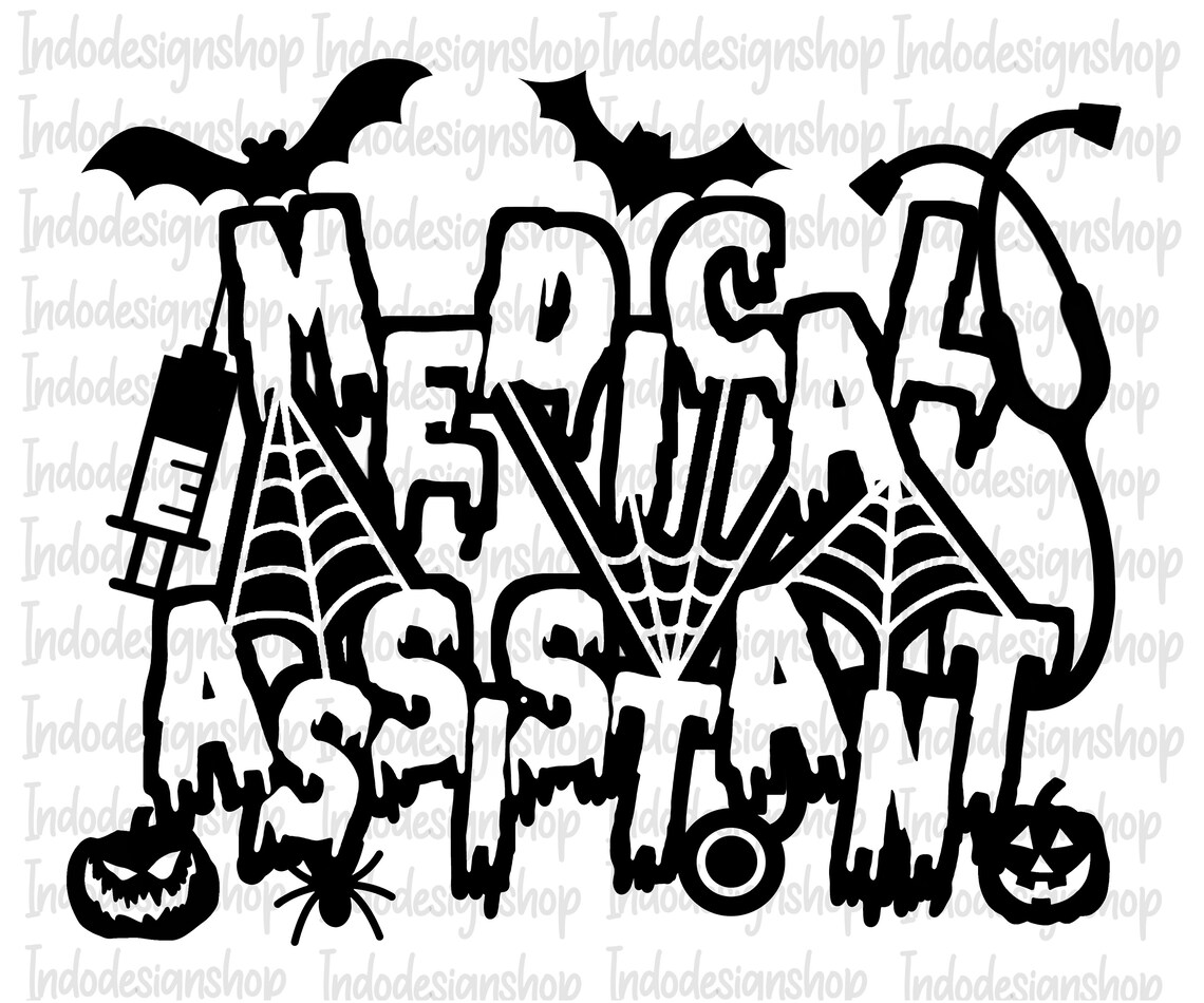 Halloween Medical Assistant Svg Png, Medical Assistant Svg File for ...