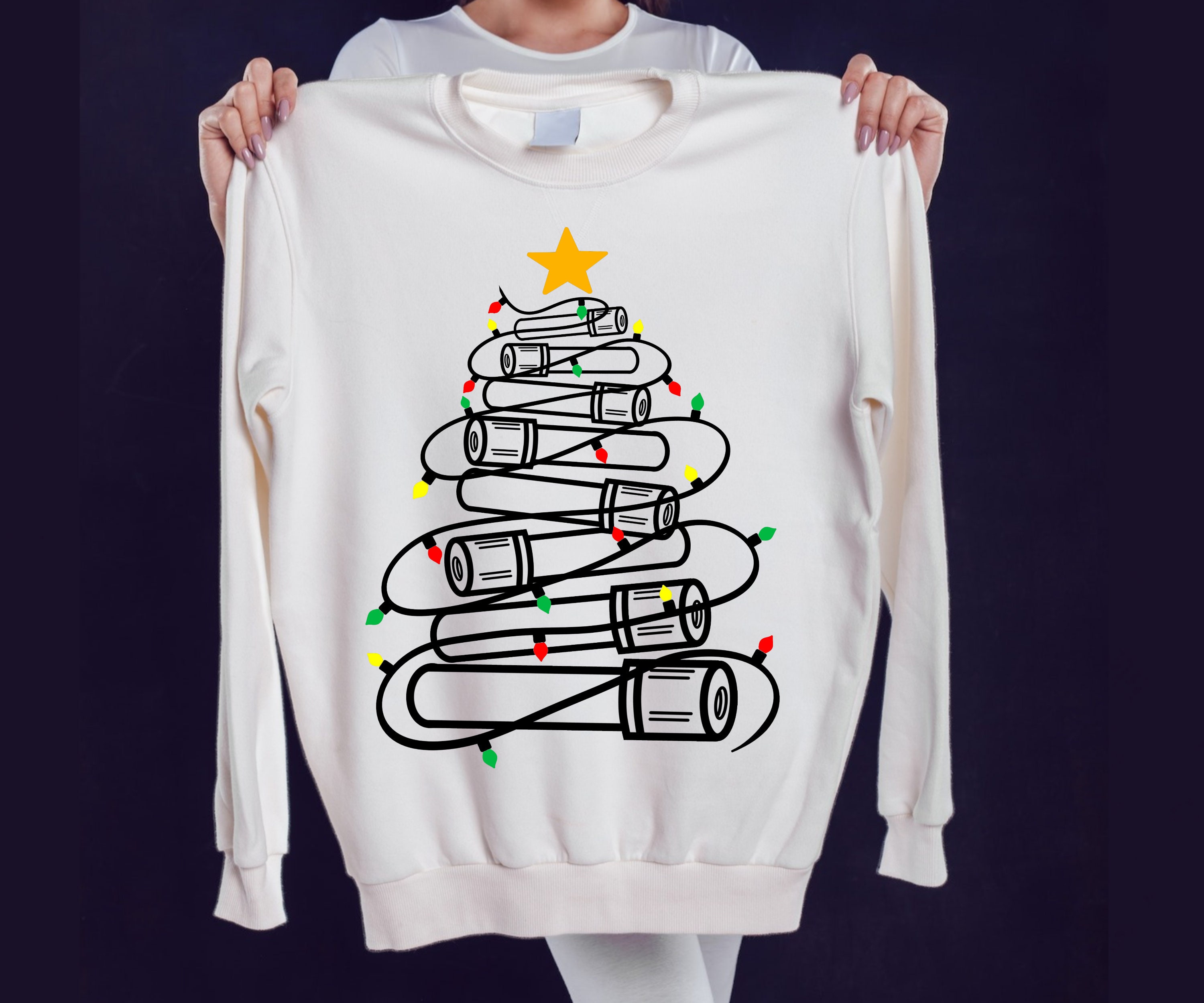 Blood Tubes Christmas Tree Svg Png, Christmas Phlebotomy Svg Png ...