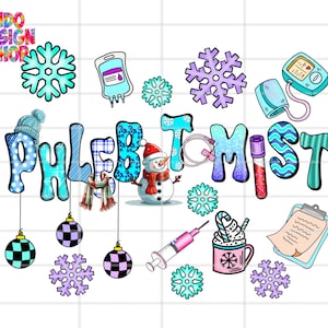 Winter Phlebotomist Png, Holiday Phlebotomist Png, Christmas Phlebotomy ...