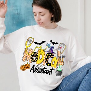 Halloween Medical Assistant Png File for Sublimation and Digital ...