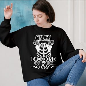 CNA Svg Png, Cna's Are the Backbone of the Nurse Svg Png, Nursing Life ...