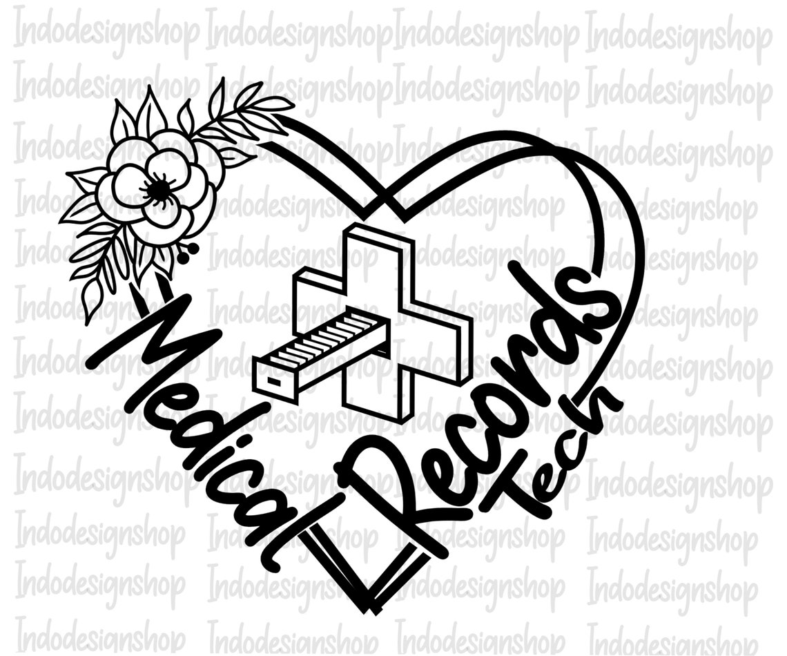Medical Records Tech Svg Medical Records Svg Medical Staff - Etsy