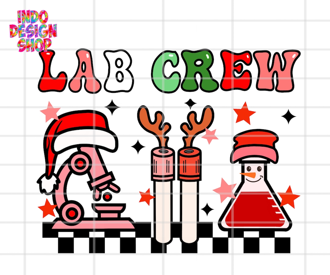 Christmas Lab Crew Png, Christmas Lab Png, Christmas Laboratory Png ...