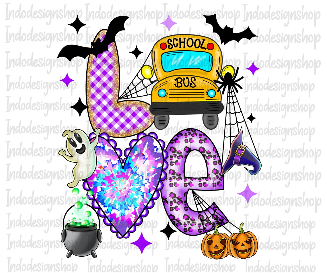 Halloween Bus Driver Png, Halloween Bus Driver Png File for Sublimation ...